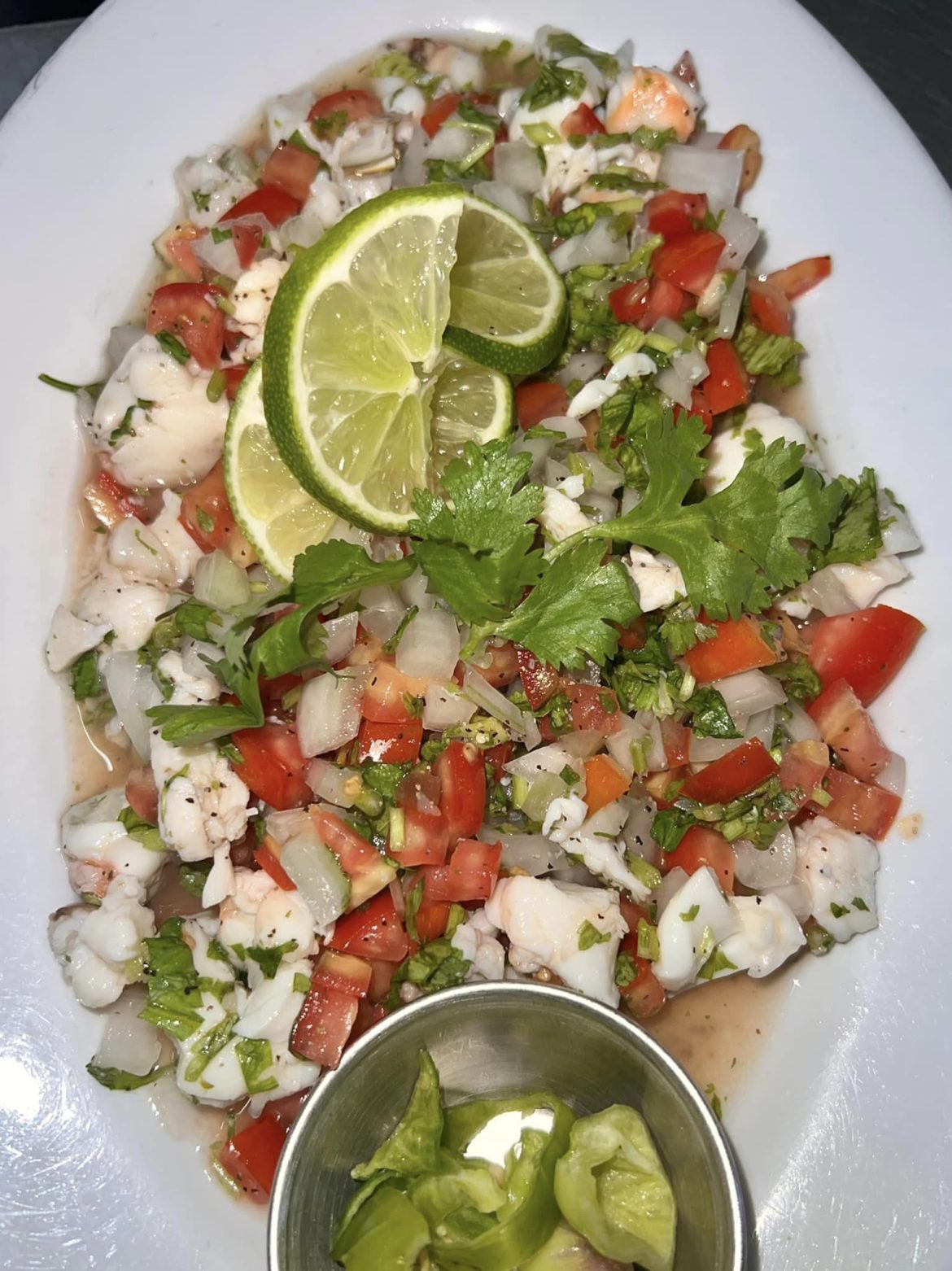 A Local Dishes Where To Find The Best Conch Ceviche In San Pedro
